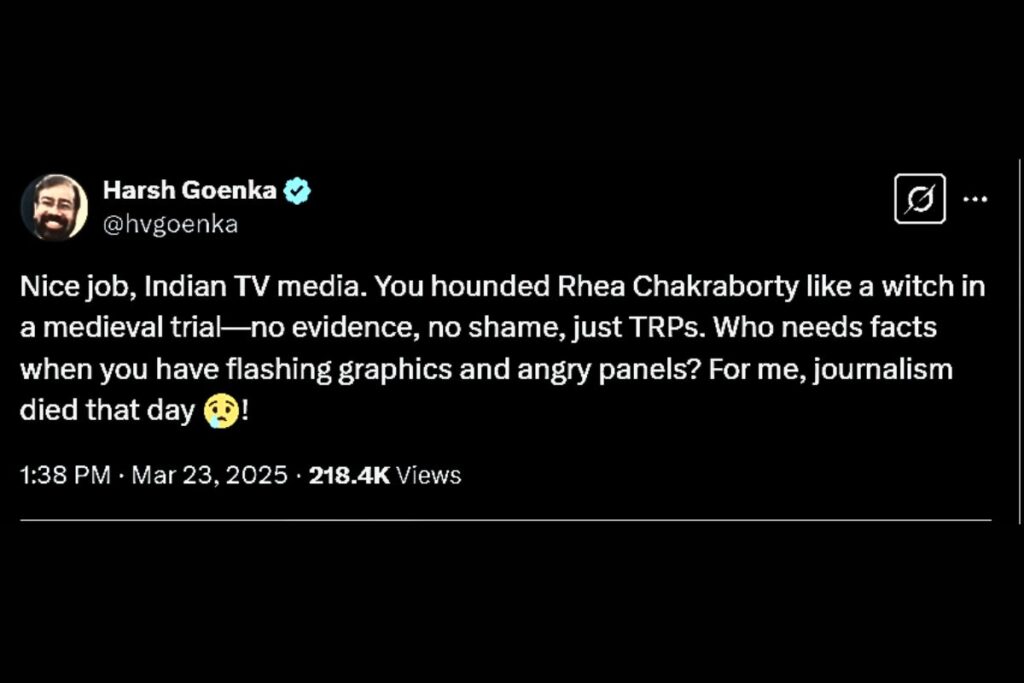 Closure Of SSR Case, And The Death Of Indian Media